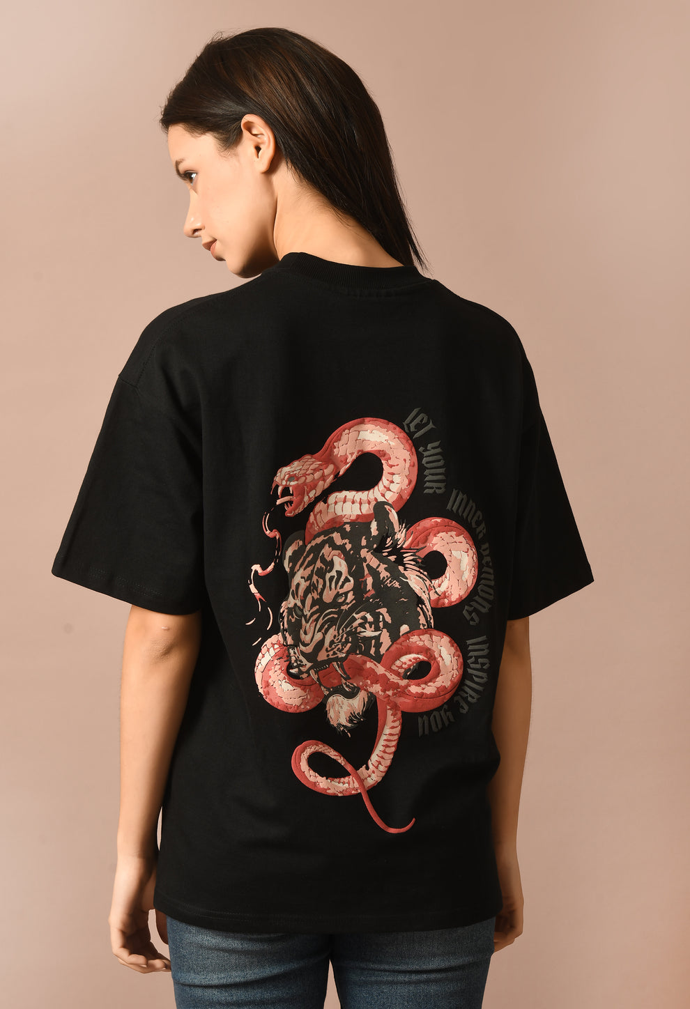 Black Inner Demon Unisex T-Shirt – college casuals