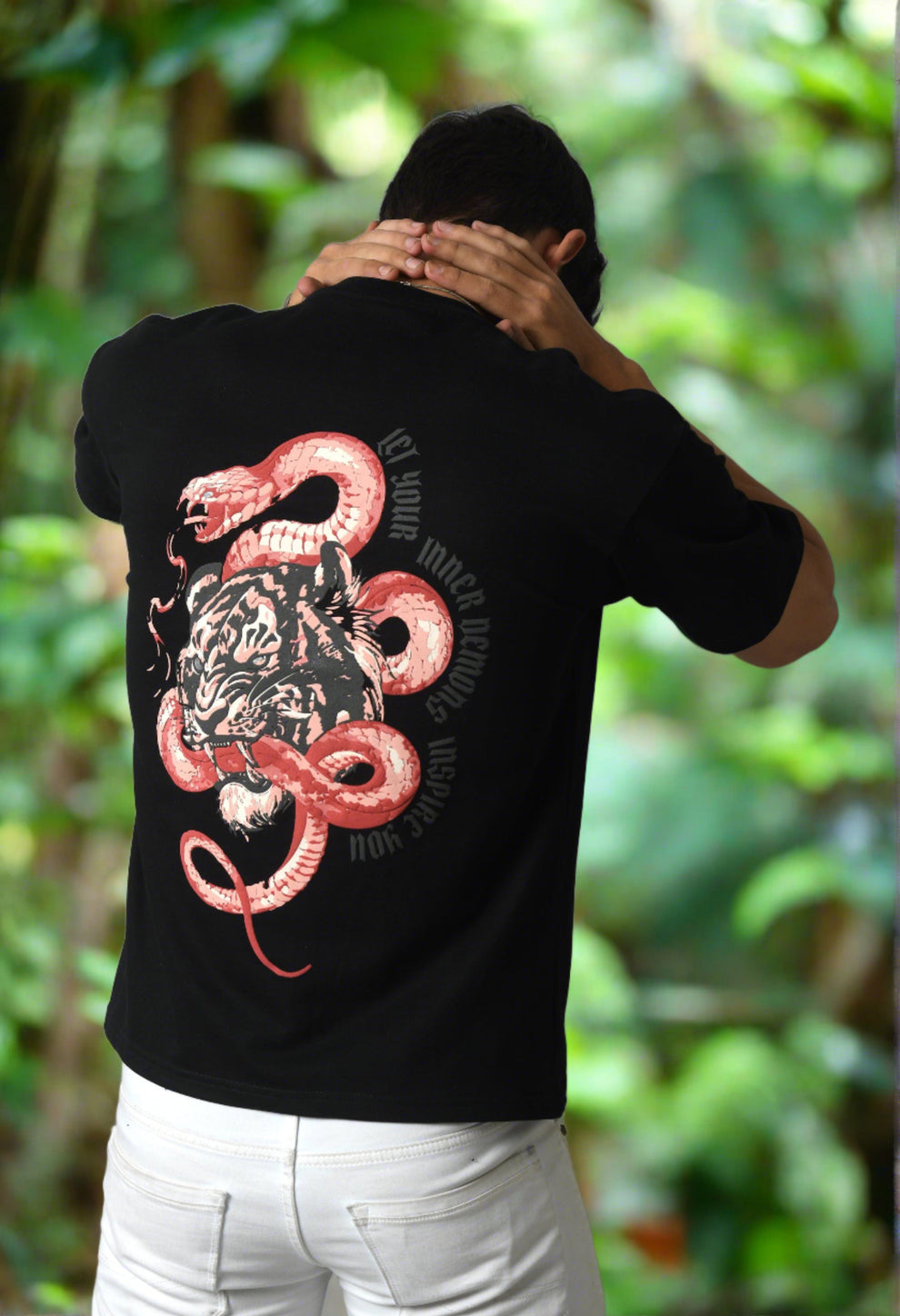 Black Inner Demon Unisex T-Shirt – college casuals